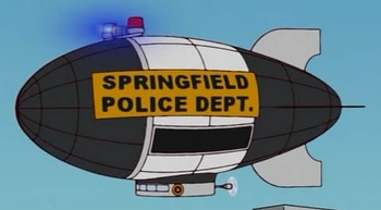 Springfield Police Blimp | Simpsons Wiki | Fandom