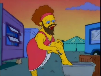 Bearded Lady (Bart Carny) | Simpsons Wiki | Fandom