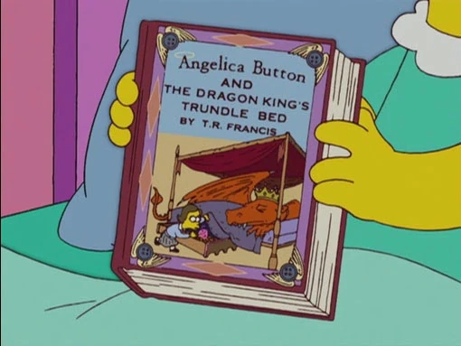 Angelica Button and The Dragon King's Trundle Bed | Simpsons Wiki | Fandom