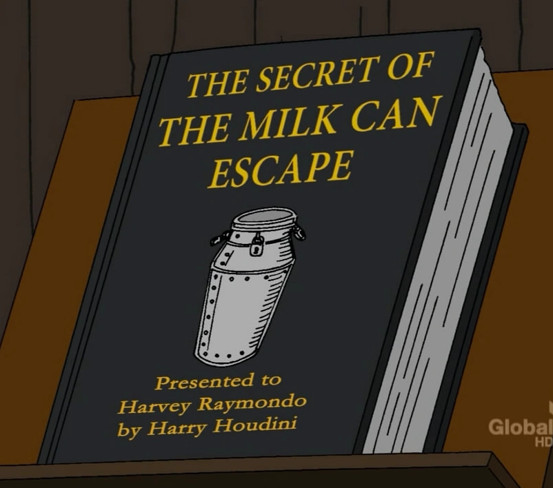 The Secret of the Milk Can Escape | Simpsons Wiki | Fandom