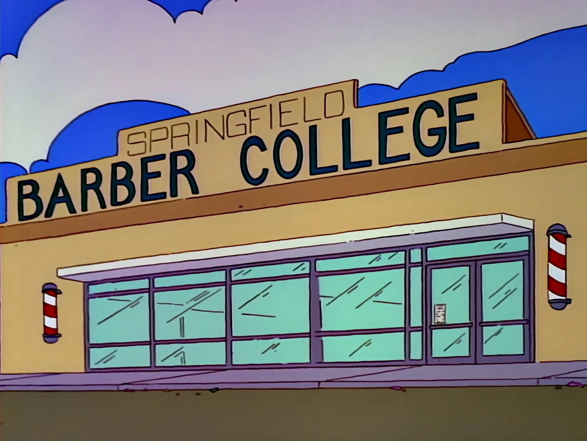 Springfield Barber College | Simpsons Wiki | Fandom