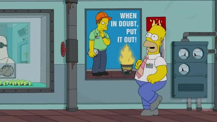 Walking Down a Corridor | Simpsons Wiki | Fandom