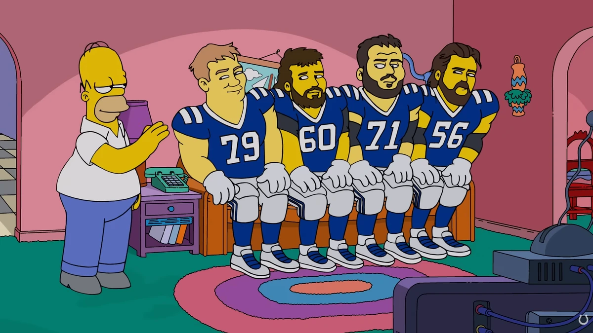 2026 Indianapolis Colts Schedule Release with The Simpsons | Simpsons ...
