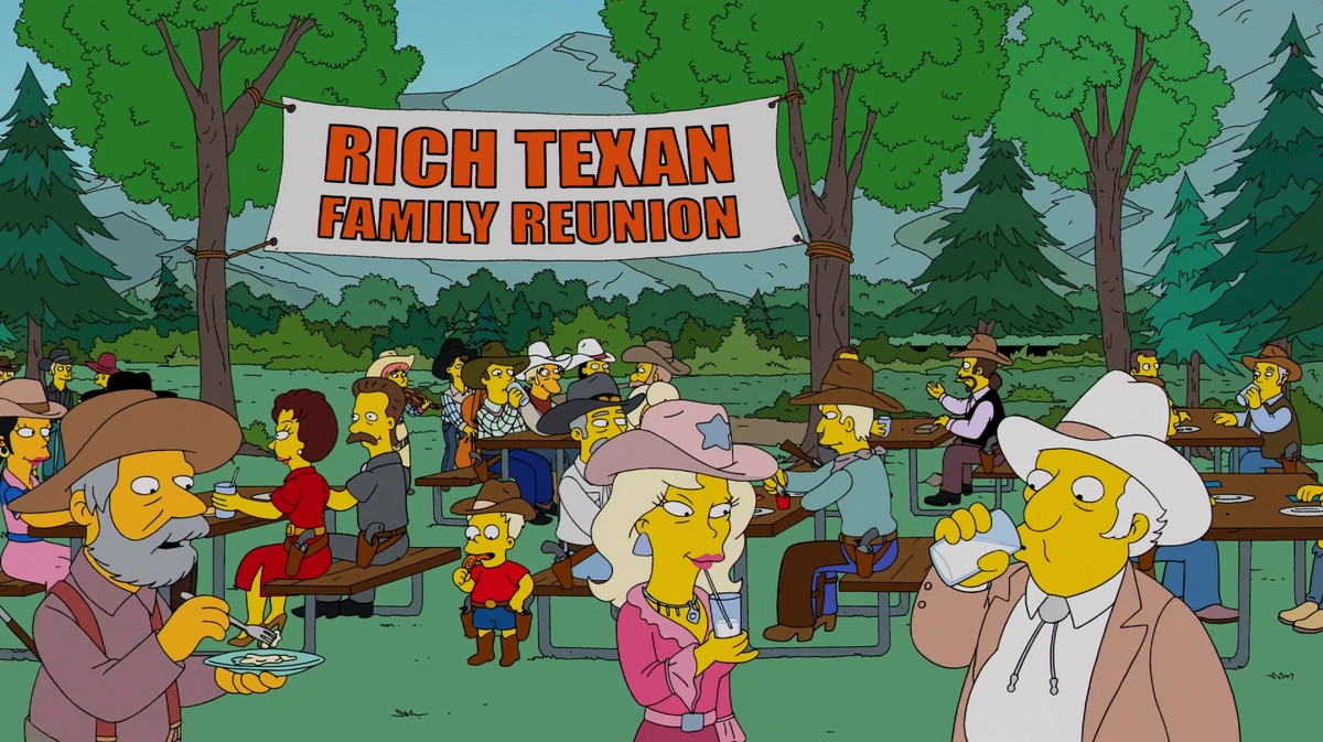 The Rich Texan's family | Simpsons Wiki | Fandom