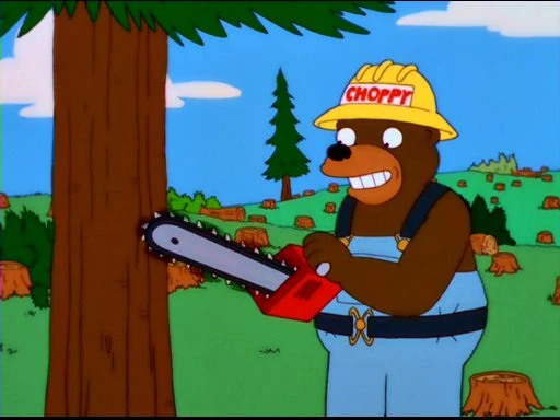 Choppy the Lumberjack | Simpsons Wiki | Fandom