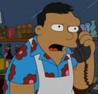 Hawaiian bartender | Simpsons Wiki | Fandom