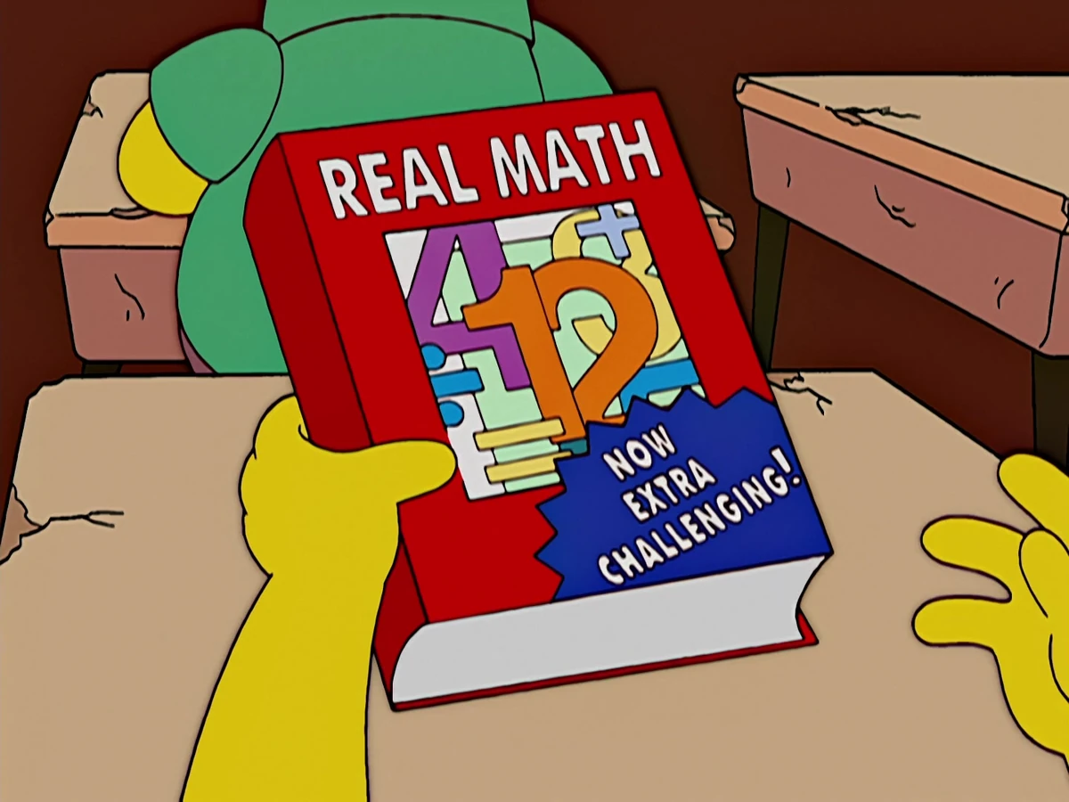 Real Math | Simpsons Wiki | Fandom