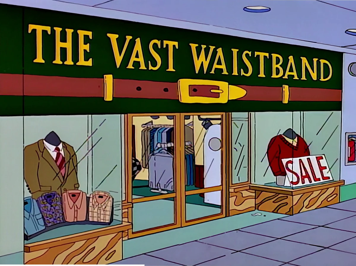 Category:Clothing Stores | Simpsons Wiki | Fandom