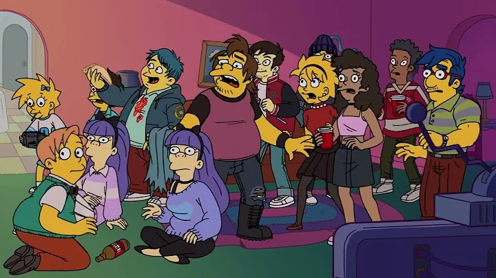"Cartoon Dance Party?" couch gag | Simpsons Wiki | Fandom