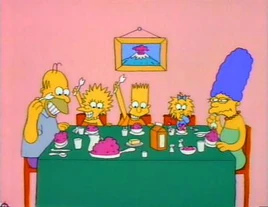Eating Dinner | Simpsons Wiki | Fandom