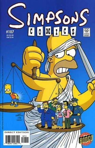 Simpsons Comics 107 | Simpsons Wiki | Fandom