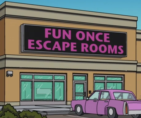 Fun Once Escape Rooms | Simpsons Wiki | Fandom