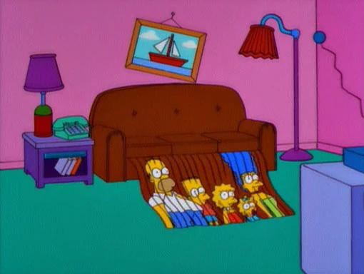 Shredder couch gag | Simpsons Wiki | Fandom