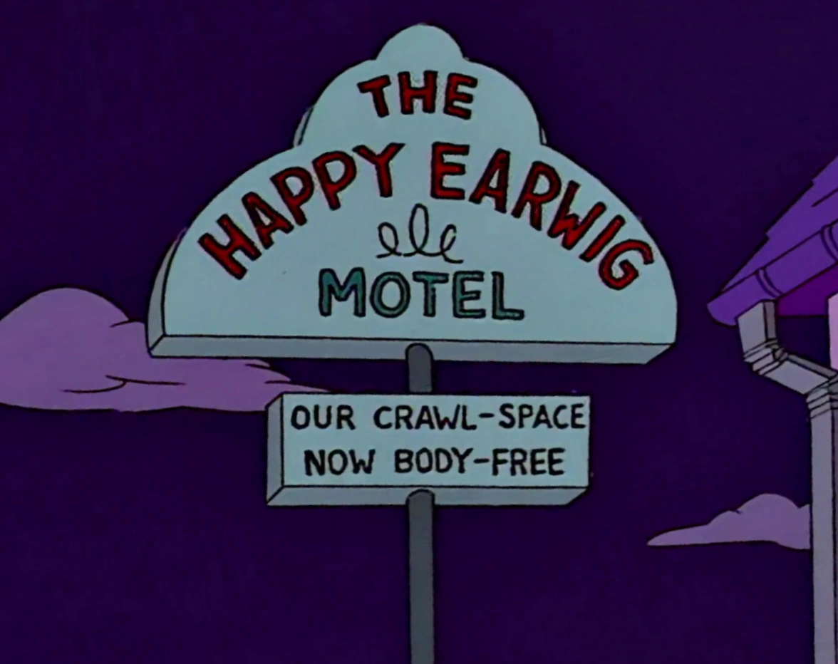 The Happy Earwig Motel | Simpsons Wiki | Fandom