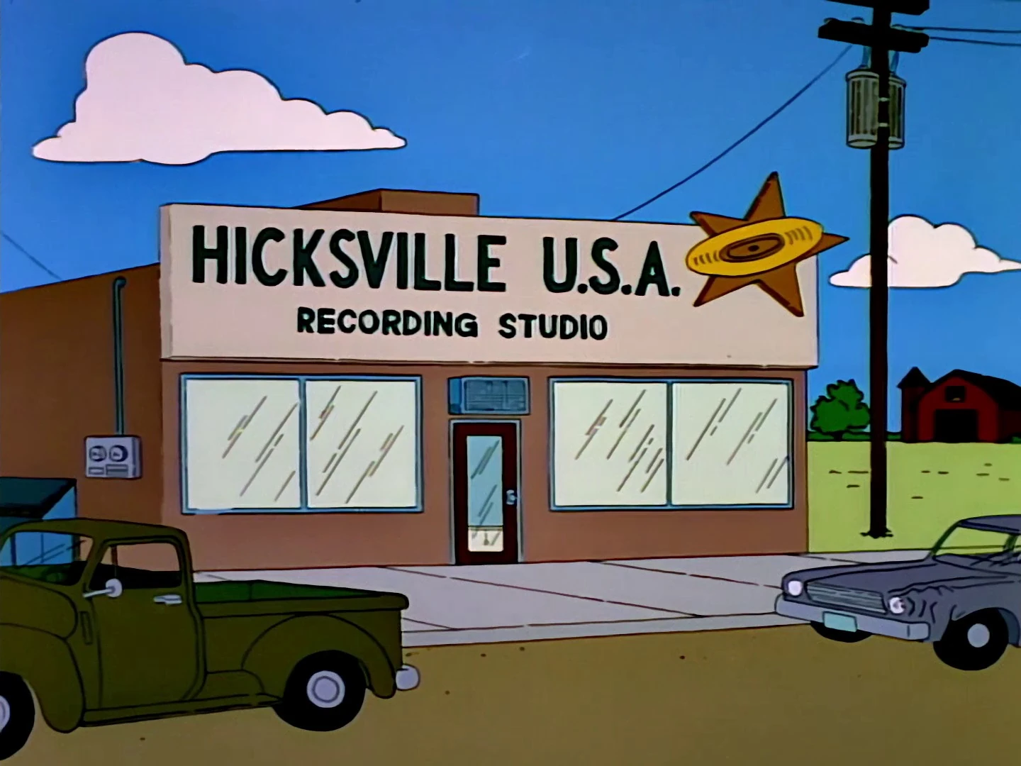 Hicksville U.S.A. Recording Studio | Simpsons Wiki | Fandom