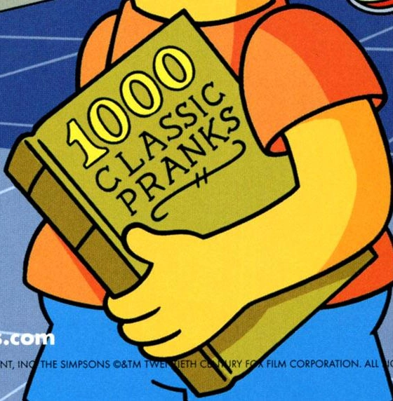 1000 Classic Pranks | Simpsons Wiki | Fandom