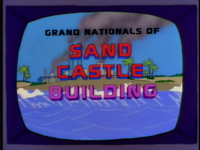 Grand Nationals of Sand Castle Building | Simpsons Wiki | Fandom