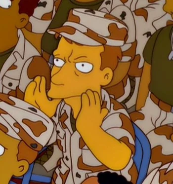 Gulf War Soldier 1 | Simpsons Wiki | Fandom