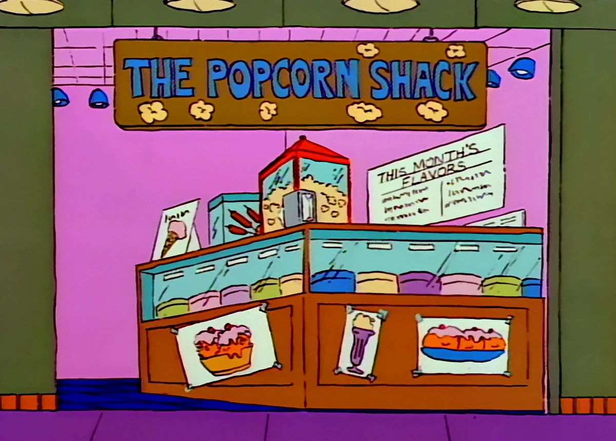 The Popcorn Shack | Simpsons Wiki | Fandom