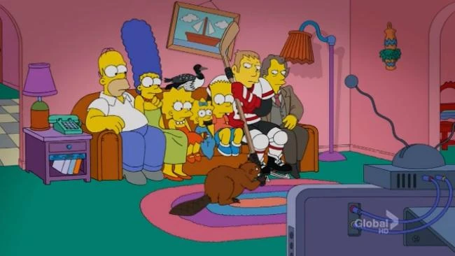 Canadian Symbols couch gag | Simpsons Wiki | Fandom