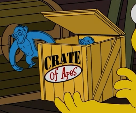 Crate of Apes | Simpsons Wiki | Fandom
