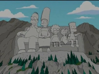 Mount Rushmore Family couch gag | Simpsons Wiki | Fandom