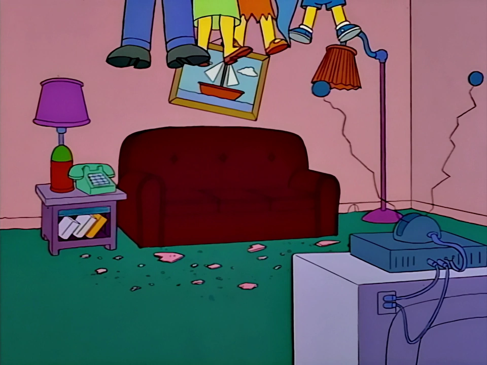 Trampoline Couch couch gag | Simpsons Wiki | Fandom