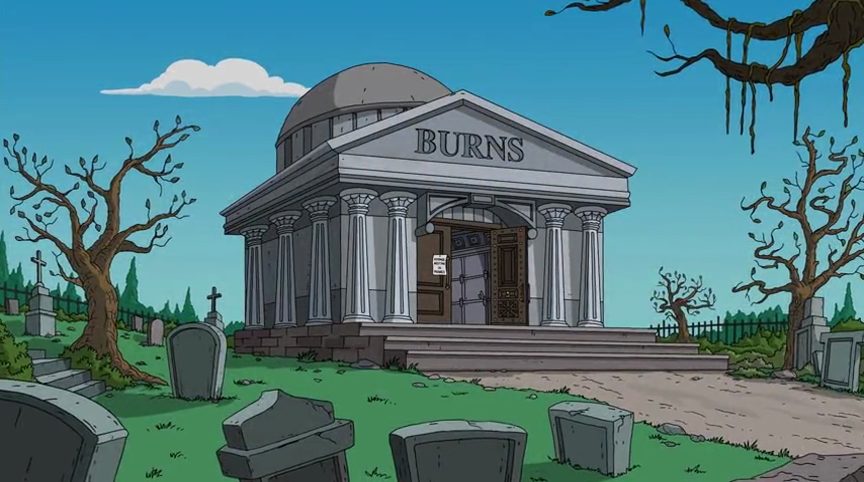 Burns Family Mausoleum | Simpsons Wiki | Fandom