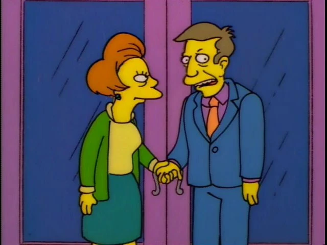 Edna Krabappel Seymour Skinner