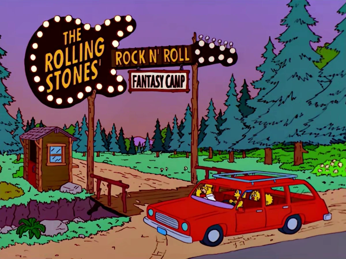 The Rolling Stones Rock N' Roll Fantasy Camp | Simpsons Wiki | Fandom