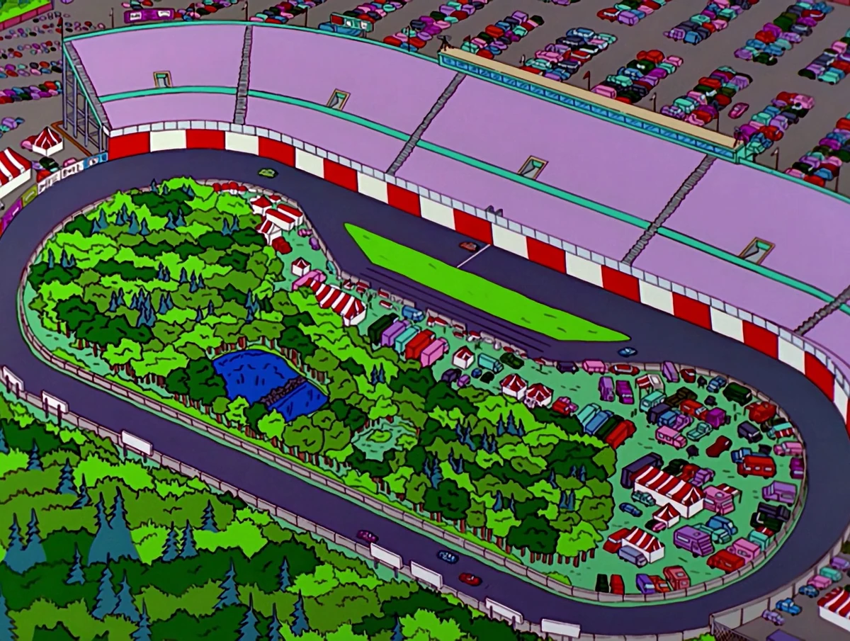 Springfield Speedway | Simpsons Wiki | Fandom