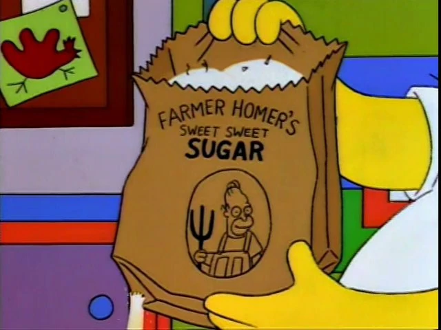 Farmer Homer's Sweet Sweet Sugar | Simpsons Wiki | Fandom
