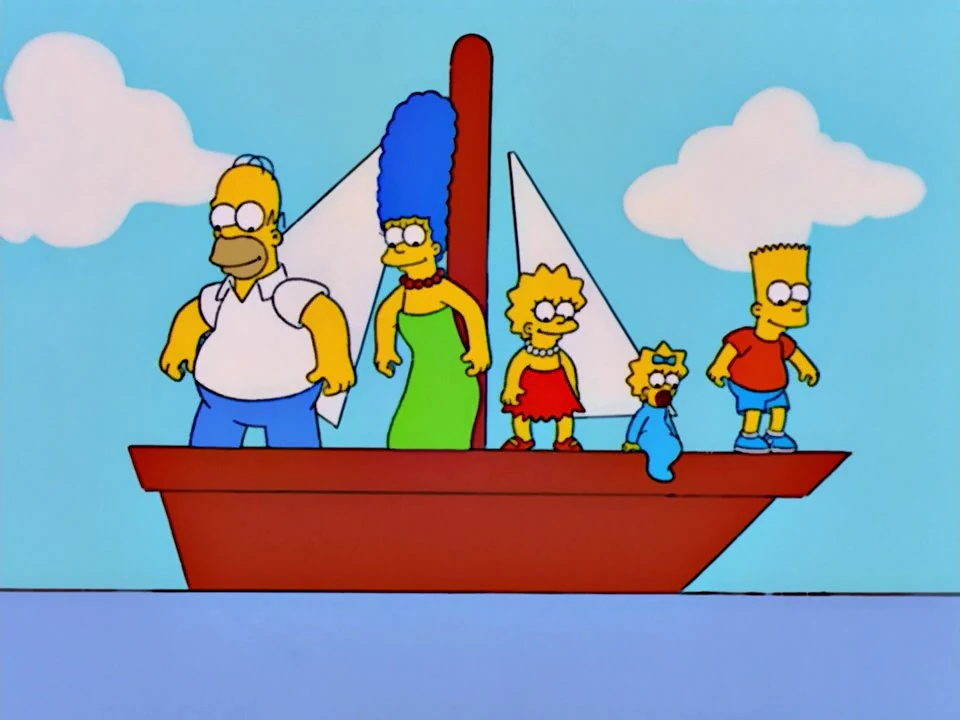 Boat Painting couch gag | Simpsons Wiki | Fandom