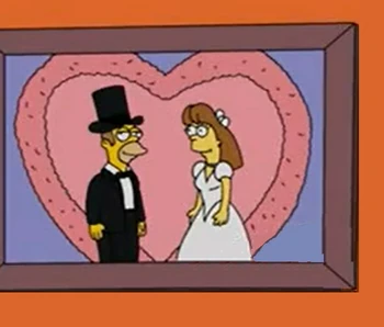 Picture of Abe and Mona | Simpsons Wiki | Fandom