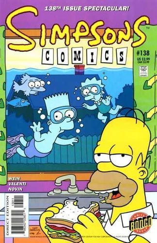 Simpsons Comics 138 | Simpsons Wiki | Fandom