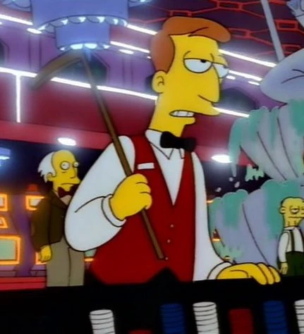 Blackjack dealer | Simpsons Wiki | Fandom