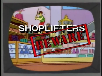 Shoplifters Beware | Simpsons Wiki | Fandom
