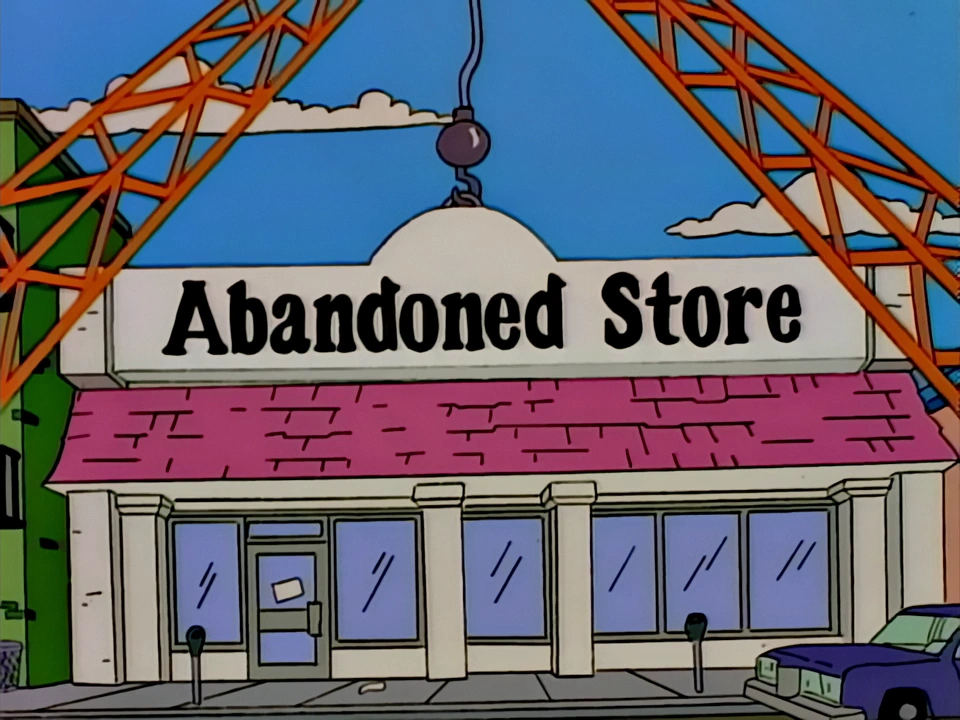 Abandoned Store | Simpsons Wiki | Fandom