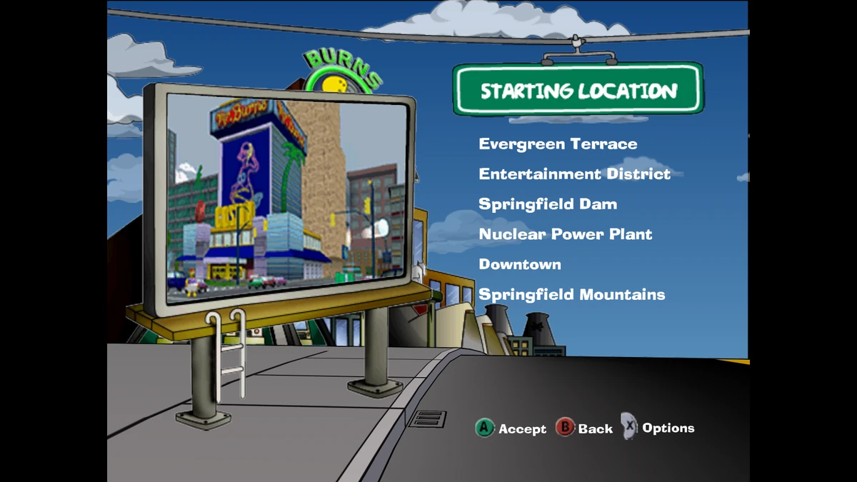 Downtown (Simpsons Road Rage)/Gallery | Simpsons Wiki | Fandom