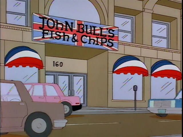 John Bull's Fish & Chips | Simpsons Wiki | Fandom