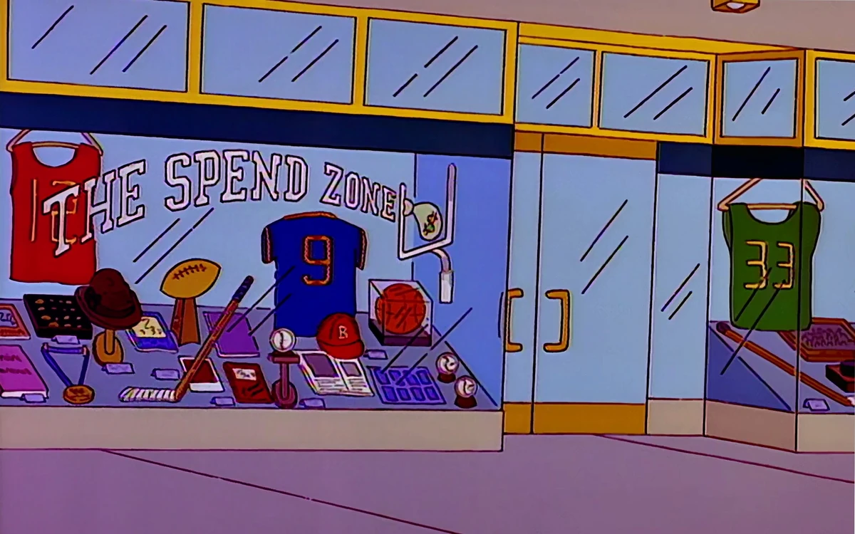 The Spend Zone | Simpsons Wiki | Fandom