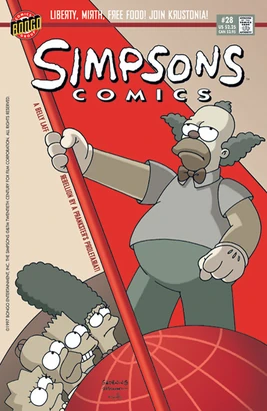 Simpsons Comics 28 | Simpsons Wiki | Fandom