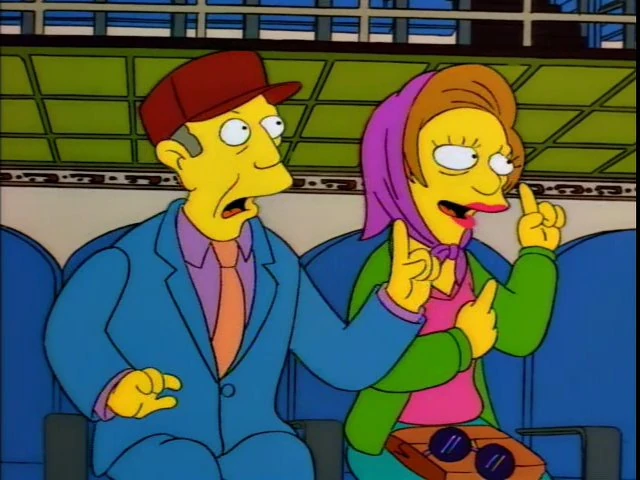 Principal Skinner And Mrs Krabappel
