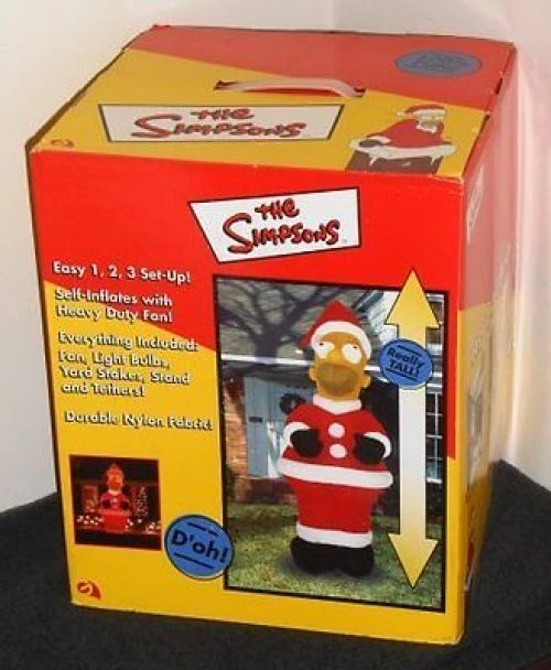 Airblown Inflatable Homer Simpson Santa | Simpsons Wiki | Fandom