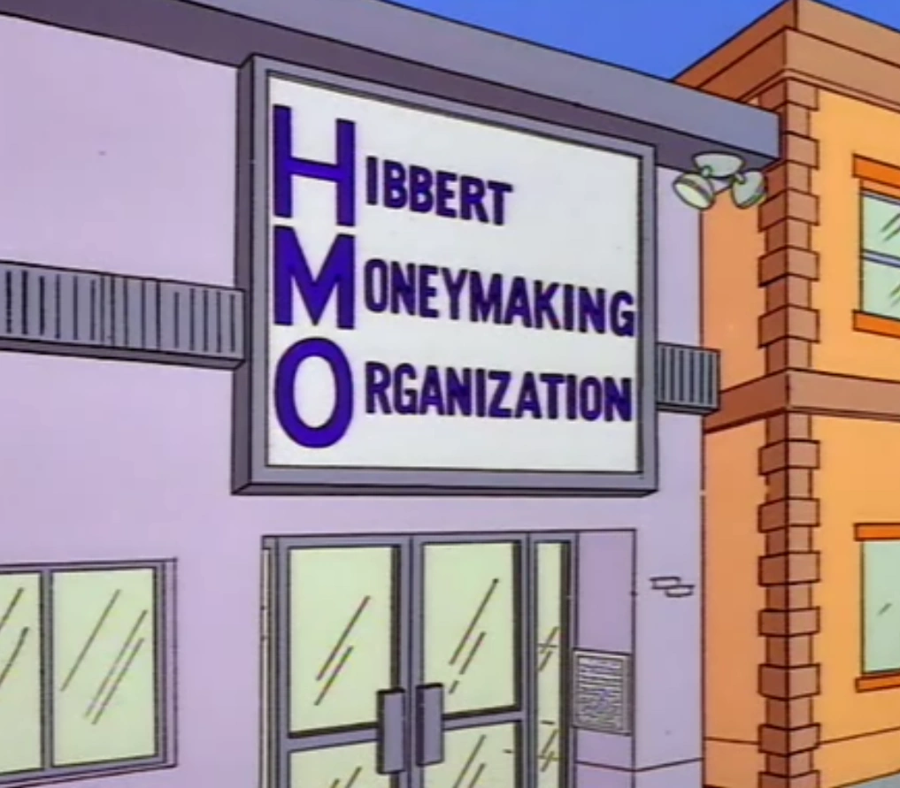 Hibbert Moneymaking Organization | Simpsons Wiki | Fandom