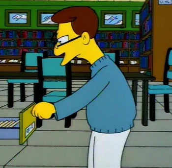 Library Customer | Simpsons Wiki | Fandom