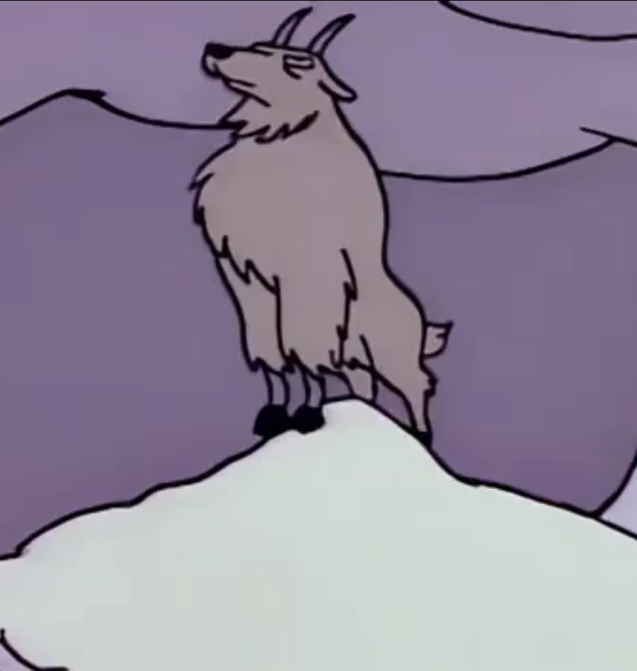 Slippery Mountain Goat | Simpsons Wiki | Fandom