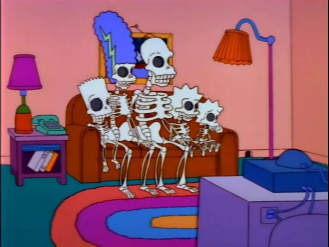 Skeleton Family couch gag | Simpsons Wiki | Fandom