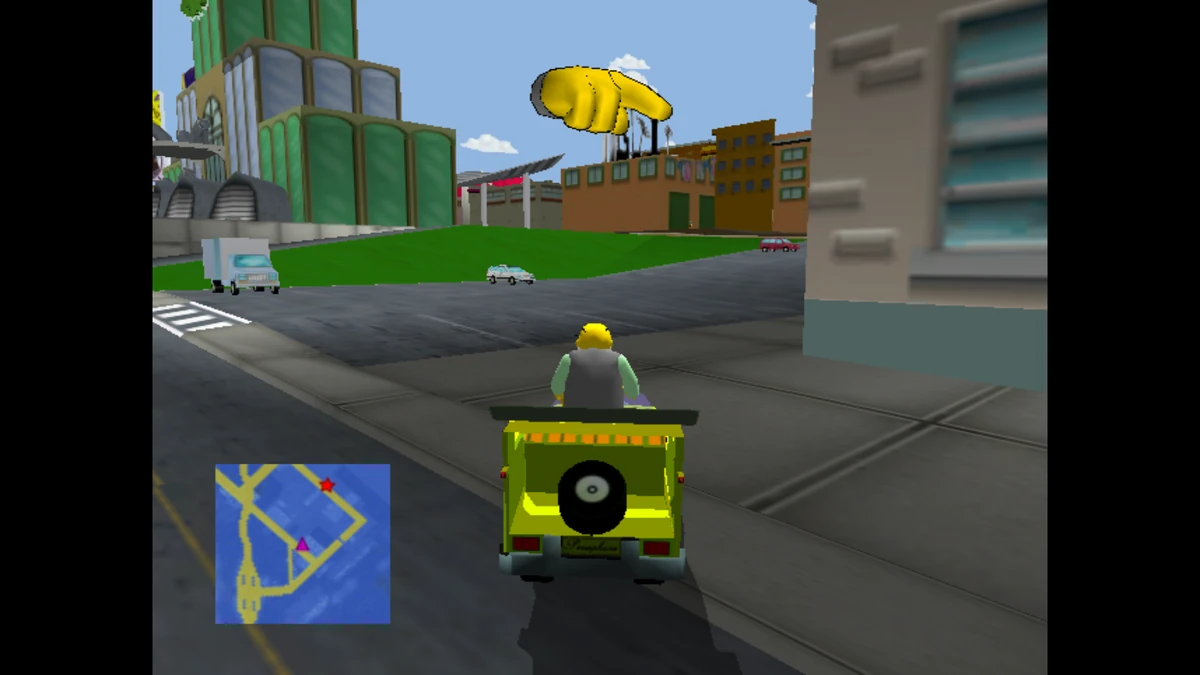 Downtown (Simpsons Road Rage) | Simpsons Wiki | Fandom