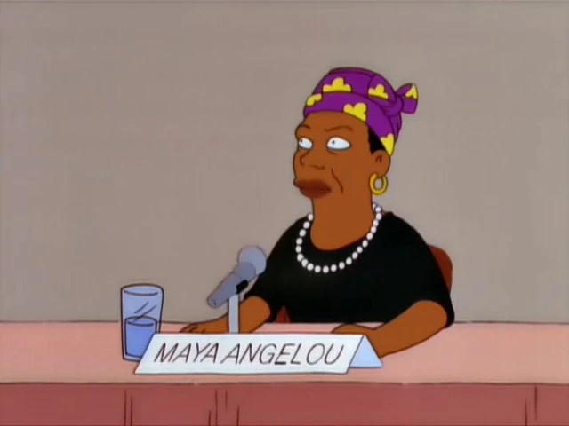 Maya Angelou | Simpsons Wiki | Fandom